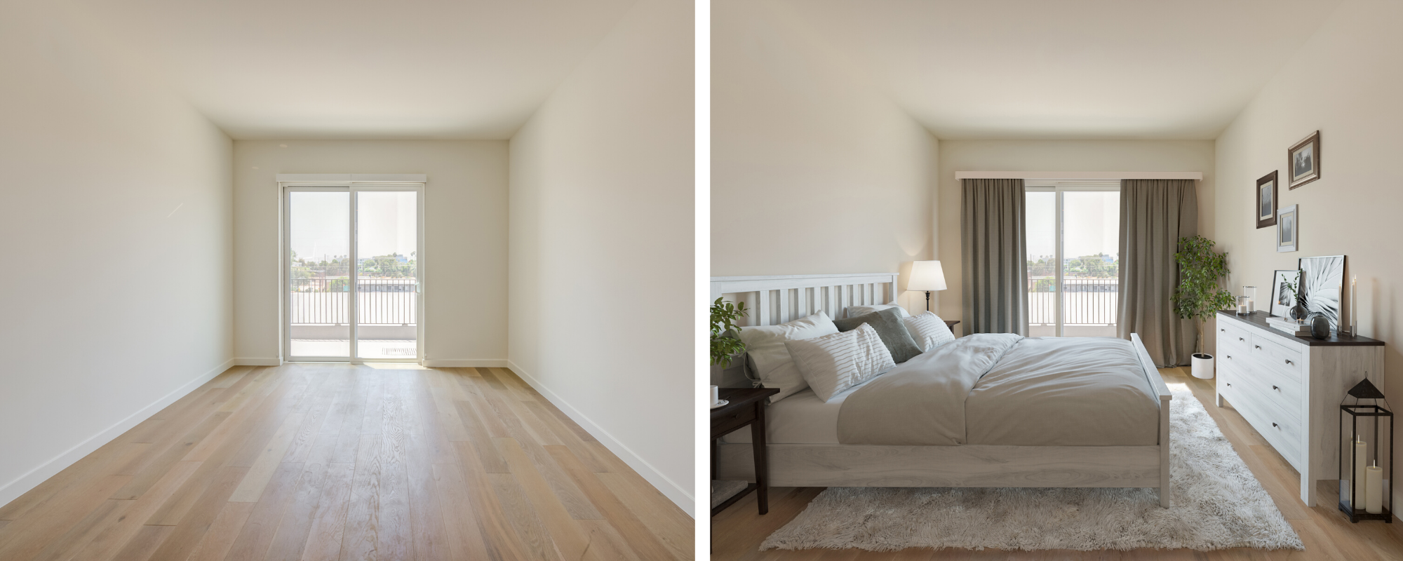 16 Stunning Apartment Virtual Staging Before and After Photos